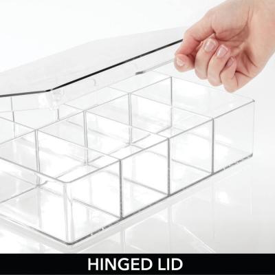 China Personalisierte Acryl 6 Sektionen Teebeutel-Speicherbox zu verkaufen
