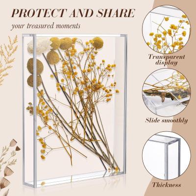 China Receptor de exposição de caixa de flores acrílica para colocação de flores e plantas à venda