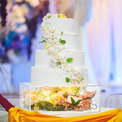 China Acrylische display cake stand voor elegante voedselpresentatie Te koop