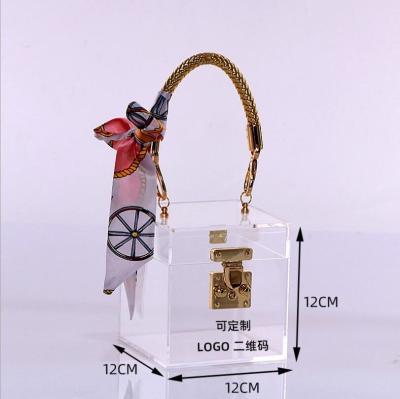 China Nieuwe aankomstdoos Custom Square Shape Clear Acrylic Handbag Display Stand Storage Box Zhenzhun 100PCS Aanvaard CN;GUA Zs-151 Te koop