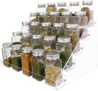 China Model Clear Acrylic Display Riser Stand Shelf Customized Layered Transparent 6.4x15.35