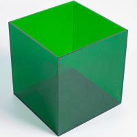 China Colored Acrylic Boxes Storage Cubes Coloured Perspex Boxes Customization for sale