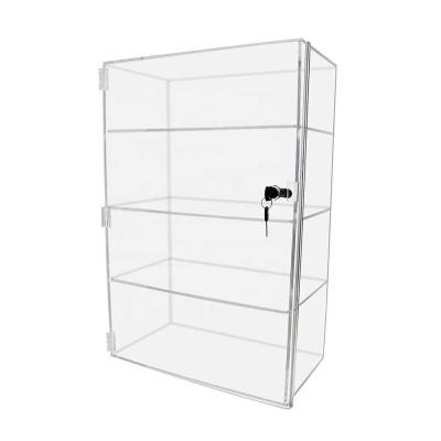 Cina Plexiglass Acrylic Vitrina Display Case Box Display Lucite Pane Food Cabinet in vendita