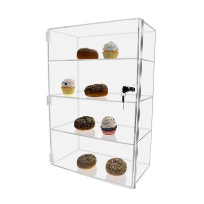 Cina Plexiglass Acrylic Vitrina Display Case Box Display Lucite Pane Food Cabinet in vendita