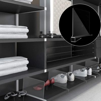 China Acrylische kast Acrylische kast Schap Dividers Boekenkast Baffle Huishoudelijk Gebruik 8.07x11.8