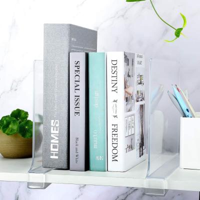 China Acrylische kast Acrylische kast Schap Dividers Boekenkast Baffle Huishoudelijk Gebruik 8.07x11.8