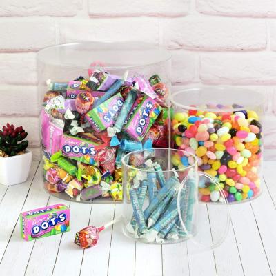China Duidelijk Acrylisch Ronde Cylinder Riser display voor opslag Te koop