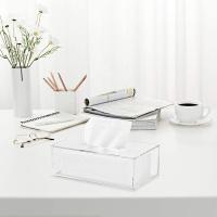 China Acrylic Display Racks Tissue Box Holder for sale