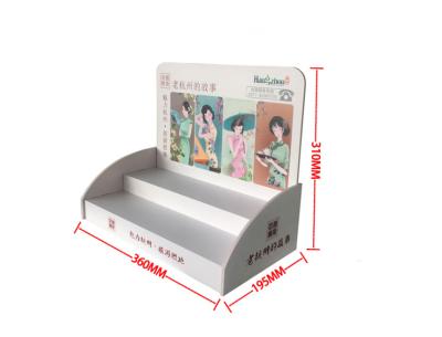 China supermarkt koffie promotie vloer display stand aangepast voedsel acryl display rack winkel snack display rack Te koop