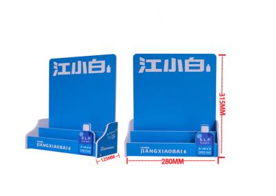 China supermarkt koffie promotie vloer display stand aangepast voedsel acryl display rack winkel snack display rack Te koop