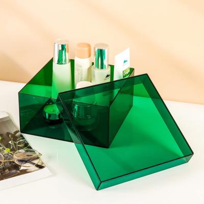 China Hochwertige PMMA-Acryl-/Lucit-Displayregale Hochzeitsgeschenk-Box zu verkaufen
