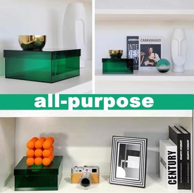 China Hochwertige PMMA-Acryl-/Lucit-Displayregale Hochzeitsgeschenk-Box zu verkaufen