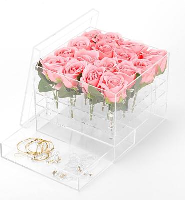 China Hochwertige PMMA Acryl / Lucit Hochzeitsgeschenkbox zu verkaufen