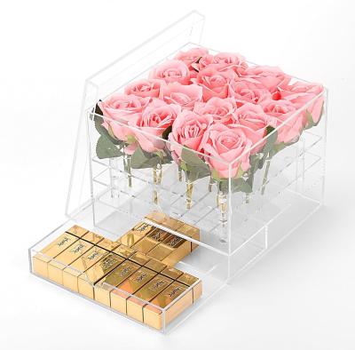 China Hochwertige PMMA Acryl / Lucit Hochzeitsgeschenkbox zu verkaufen