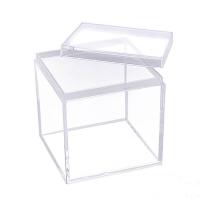 China Clear Candy Box With Lid Acrylic Candy Cube Box for sale