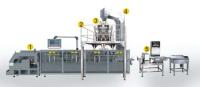 China Medicine Tablet Zipper Pouch Packing Machine PLC 5.5kw Automatic Servo Correcting for sale