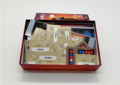 China Interest Training Style Family Card Games Codenames For Adults Easy Playing for sale