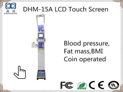 China DHM-15A Ultrasonic Height and weight Body scale with Fat Mass and Blood Pressure Monitor for sale