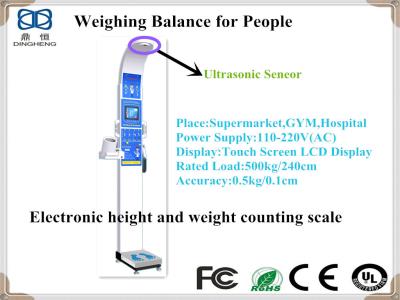 China DHM-800A Digital Body weighing bathroom scale with room temperature on display/New arrival bluetooth smart body fat scal for sale