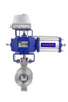 China Wafer Type Segment Ball Valve for sale