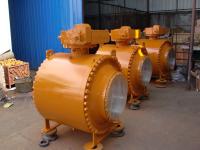 China Blowout Proof Stem Class150 Trunnion Ball Valve for sale
