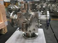 China Top Entry Four Way Multiple Bore Ball Valve for sale
