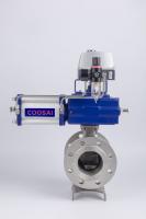 China Abrasion Resistant V Notch Ball Valve For Automatic Process Industry for sale