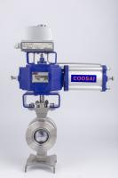 China Abrasion Resistant V Notch Ball Valve For Automatic Process Industry for sale