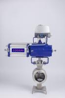 China Abrasion Resistant V Notch Ball Valve For Automatic Process Industry for sale
