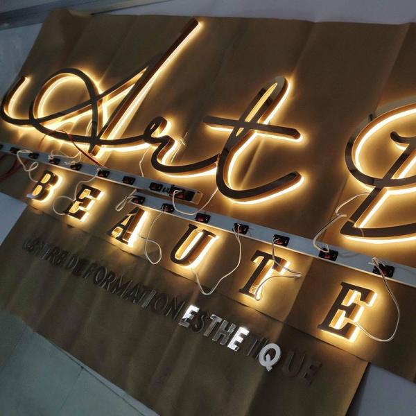 Quality Storefront Backlit Channel Letter Sign Light Enseigne Lumineuse Led Luminoso for sale