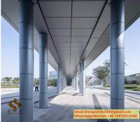 China Exterior Wall Cladding Plain Solid Aluminium Panel Custom Aaluminum Facade for sale