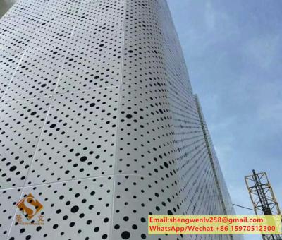 China Perforating Aluminium Sheet Metal Mesh For Wall Ceiling Facades for sale