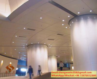 Custom Metal Aluminum Slat Solid Panel Curtain Wall Facade Cladding
