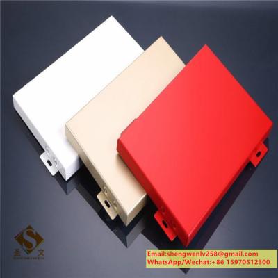 Architectural metal perforated cladding aluminium facades PVDF durable coating