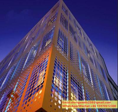 China External Perforated screen facade aluminum cladding panels supplier in China for sale