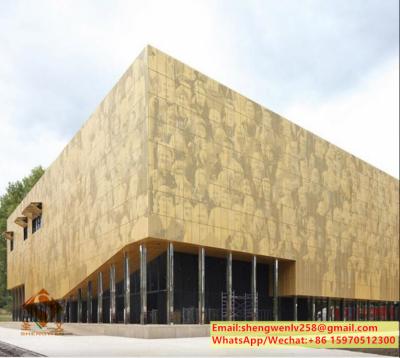 China Peforation metal cladding aluminum facade hollow sheet metal for sale
