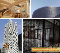 Quality CNC perforated aluminum screen Metal sheet aluminium panel facade cladding 3mm for sale