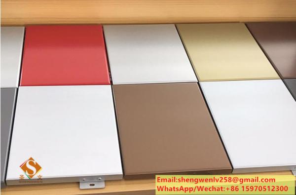 Quality CNC metal panel aluminum fluorocarbon perforated panel curtain wall for facade for sale
