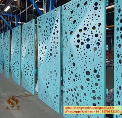 aluminum perforated sheet for facade wall cladding panel exterior building cover for building or ceiling