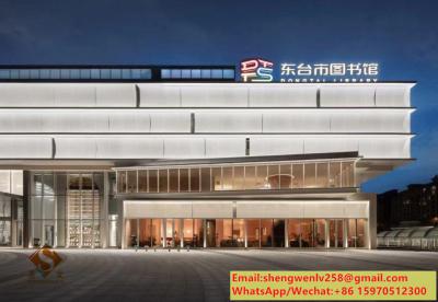 China CNC Turret punching Aluminum perforated panel Metal aluminum cladding panel carved panel sheet for facade for sale