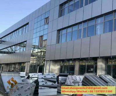 China perforated metal sheet types of building facades curtain wall aluminum veneer panel for sale