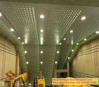 China exterior privacy screen custom made solid panel Aluminum perforated panel for wall panel for sale