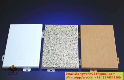 China Decorative Material Exterior Interior Wall Panels Aluminum Veneer with Marble Grain for sale