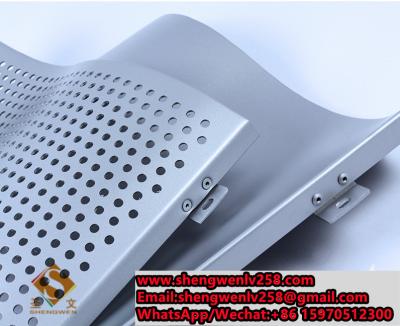 China exterior decorative cover for street lamp custom made Aluminum perforated panel for wall panel for sale