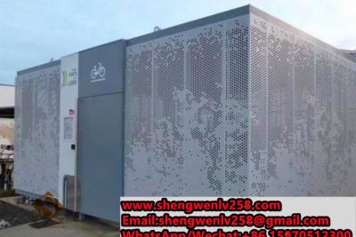China Tree Aluminum perforated sheet for facade cladding fence with 2mm thickness laser cutting for sale