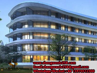 China custom modeling aluminum veneer modern building curtain wall art decor for sale