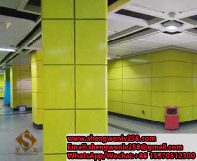 China Anti-static Construction Building Decorative Material Exterior Wall Cladding Pvdf Aluminum Veneer Panel for sale