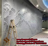 China Perforating Metal Sheet For Wall Cladding With Pattern Solid Aluminum Panel Powder Coated for sale