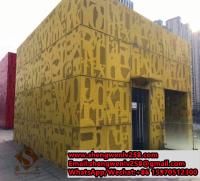 China Perforating Metal Sheet For Wall Cladding With Pattern Solid Aluminum Panel Powder Coated for sale