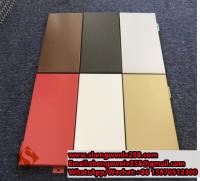 China PE Coated Flat Metal Facade Cladding Aluminum Solid Panel for sale